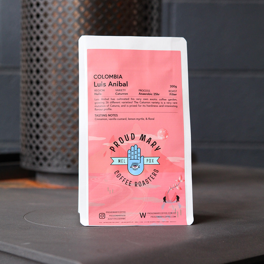 Colombia | Luis Anibal | Caturron | Anaerobic Washed 25hr | Filter | 2 ...